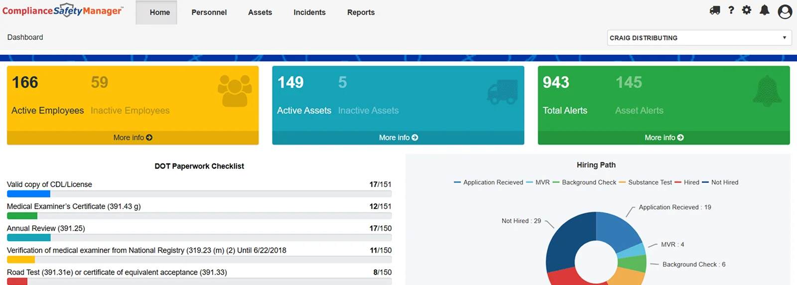 DOT Compliance Software | Compliance Safety Manager